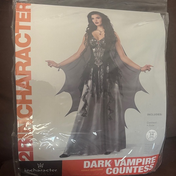 Rubie's | Other | Rubies Dark Vampire Countess Costume Black And Silver ...